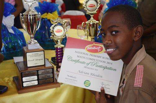 Adrian Rhoden is Butterkist math champion - Jamaica Observer