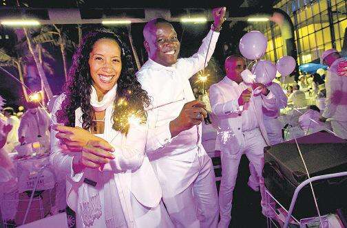 The world's largest secret picnic party -- Dîner en Blanc - Jamaica ...