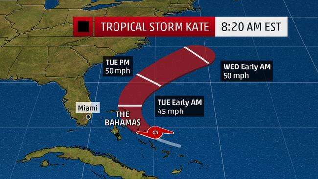 Tropical Storm Kate forms near the Bahamas - Jamaica Observer