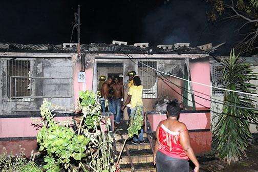 Scene: Children perished in house fire - Jamaica Observer