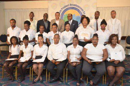21 persons graduate from TPDCo programme - Jamaica Observer
