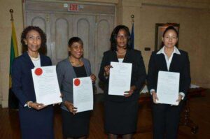 Four judges sworn in for higher service - Jamaica Observer