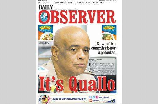 God help you, Commissioner Quallo - Jamaica Observer