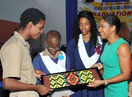 PHOTO: Blind students graduate - Jamaica Observer