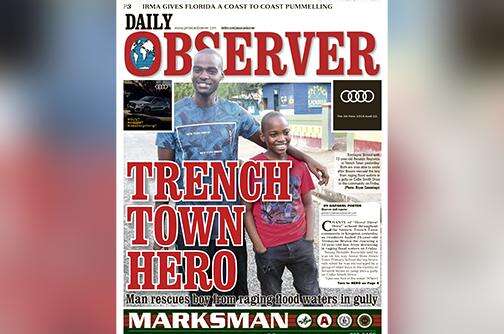 Tremayne Brown also saved his own life - Jamaica Observer