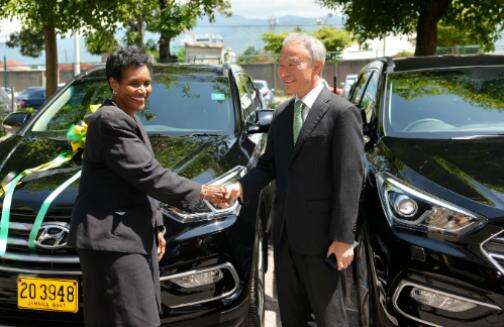 Korea donates three SUVS to J'can gov't - Jamaica Observer