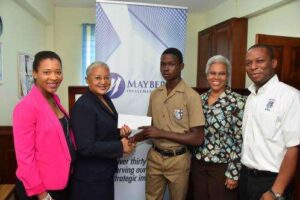 Mayberry supports STGC track athletes - Jamaica Observer