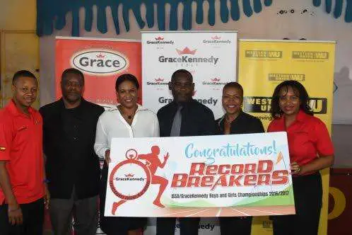 GraceKennedy rewards 'Champs' record breakers - Jamaica Observer