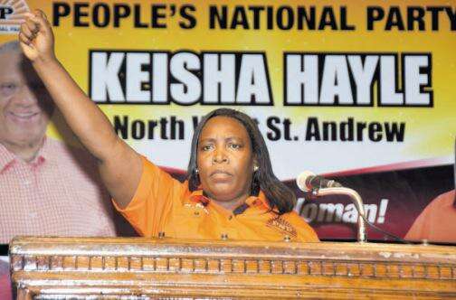 I am ready, says PNP's Keisha Hayle - Jamaica Observer