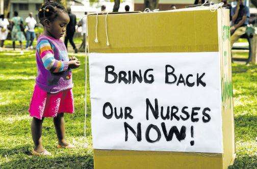 Zimbabwe's 'sacked' nurses return to work - Jamaica Observer