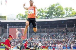 Cuban teen Echevarria stuns with wind-assisted long jump - Jamaica Observer