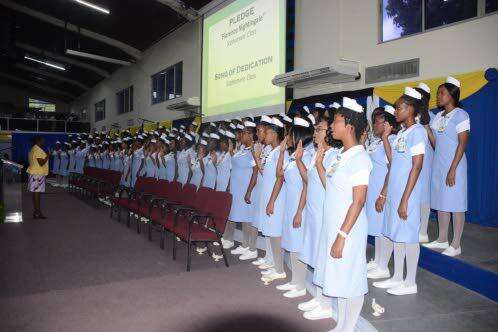 88 NCU student nurses capped; begin hospital experience - Jamaica Observer