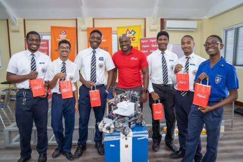Winning JC robotics team first to access new Digicel roaming plans ...