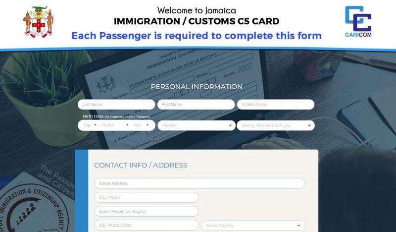 PICA, Jamaica Customs launch online passenger declaration form ...