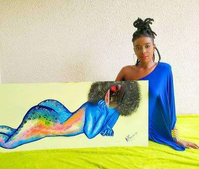 Kemesha Francis's state of art - Jamaica Observer