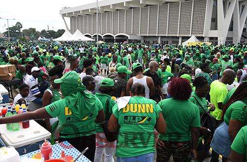 Thousands turn out for JLP conference - Jamaica Observer