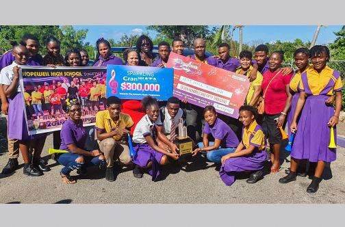 Hopewell High celebrates first TVJ All Together Sing win - Jamaica Observer