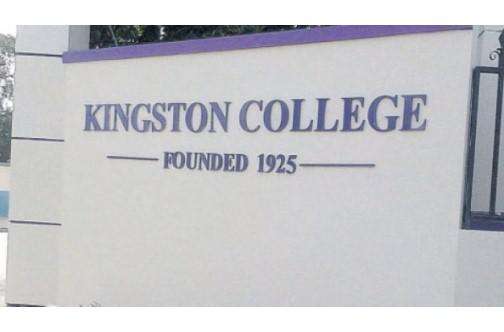 The entrance to Kingston College - Jamaica Observer