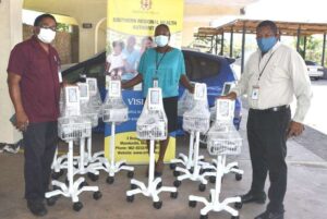 SRHA gets 10 vital sign machines to fight COVID-19 - Jamaica Observer