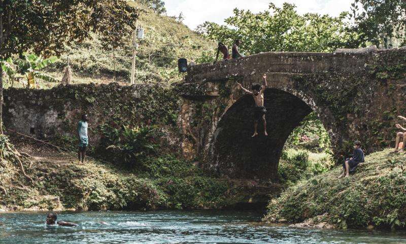 A lazy summer at the iconic Spanish Bridge - Jamaica Observer