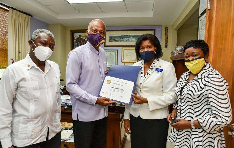 Sir Hilary Beckles named Paul Harris Fellow - Jamaica Observer