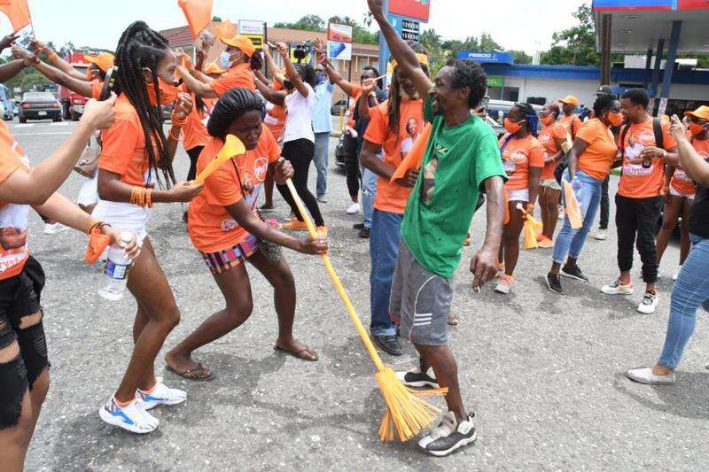 Comrades chant 'sweep dem out' at nomination centres across the island ...