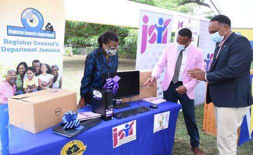 JSIF donates computers to RGD - Jamaica Observer