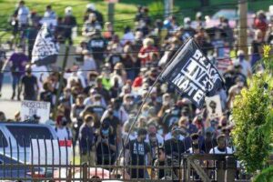 Thousands peacefully protest outside the Kentucky Derby - Jamaica Observer