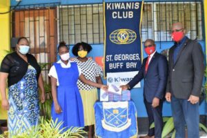 Kiwanis Club gives Buff Bay High School tablets valued $125k on Teacher ...