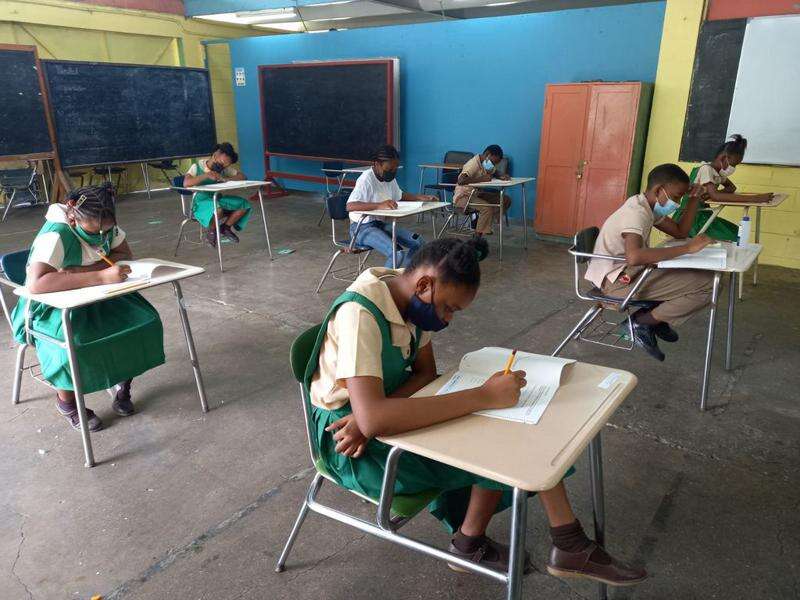 Students sit PEP exam - Jamaica Observer