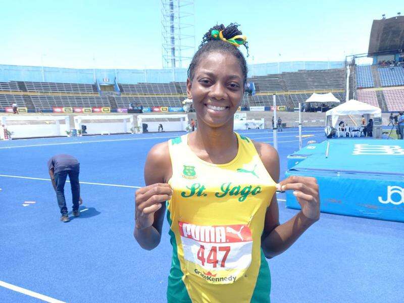 Champs 2021: St Jago's Shantae Foreman wins girls high jump - Jamaica Observer