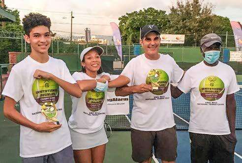 John, Daniel Azar shine at Charity Doubles Tennis tourney - Jamaica ...