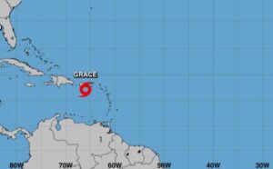 Tropical Storm Grace remains disorganised but will bring heavy rains ...