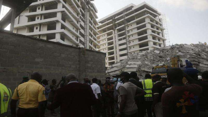 At least 3 dead after high rise building collapses in Nigeria - Jamaica ...