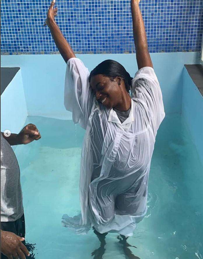 Abihail Myrie gets baptised-Buju Banton’s daughter now a ‘child of God ...