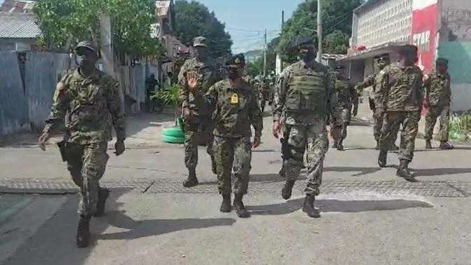 WATCH: New JDF boss tours ZOSO in Parade Gardens - Jamaica Observer