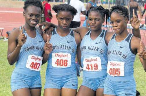 Edwin Allen set Class 1 4x100m record - Jamaica Observer