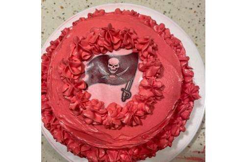Super Bowl Buccaneers Cake with Vanilla Buttercream - Jamaica Observer
