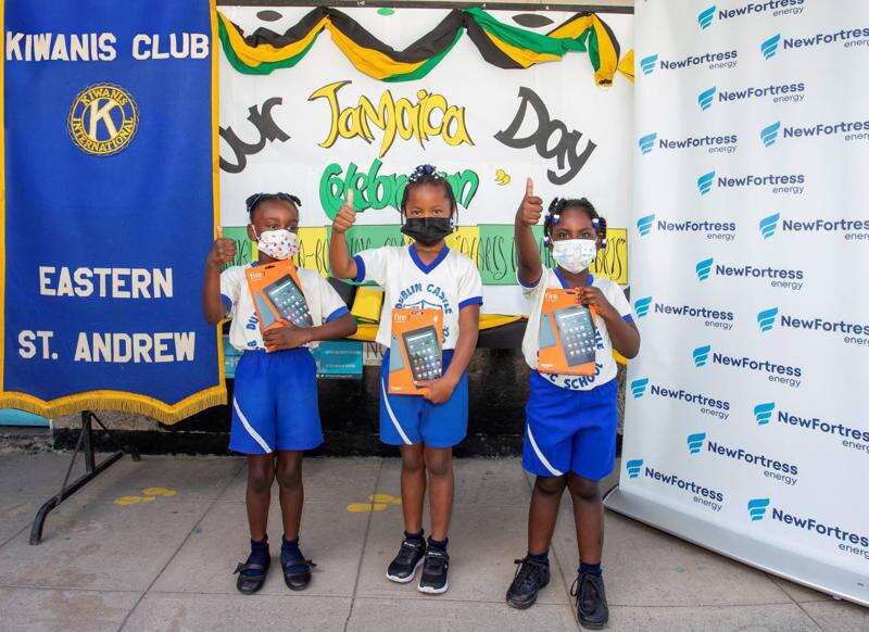 Kiwanis Kids give thumbs up to New Fortress Energy - Jamaica Observer