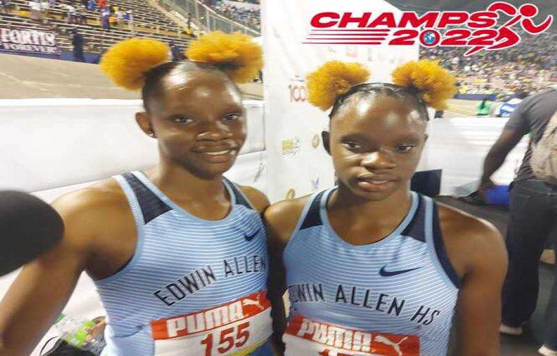 CHAMPS 2022: Tina Clayton wins Class 1 100m, sister Tia takes bronze ...