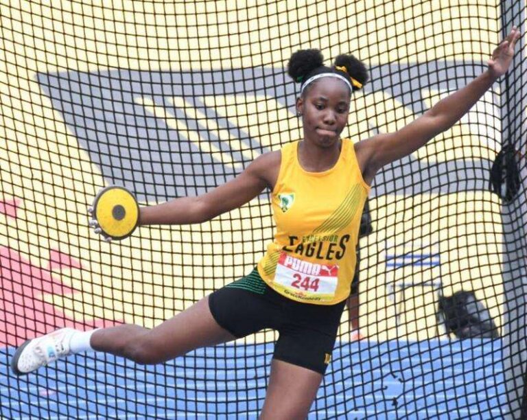 #Champs2024: Excelsior’s Seymoure lands gold in Class 1 girls’ discus throw - Jamaica Observer
