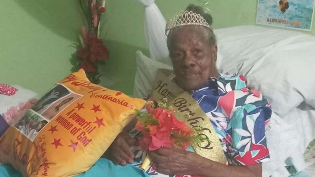 WATCH: Centenarian Elfreda Tracey credits long life to ‘taking care of ...