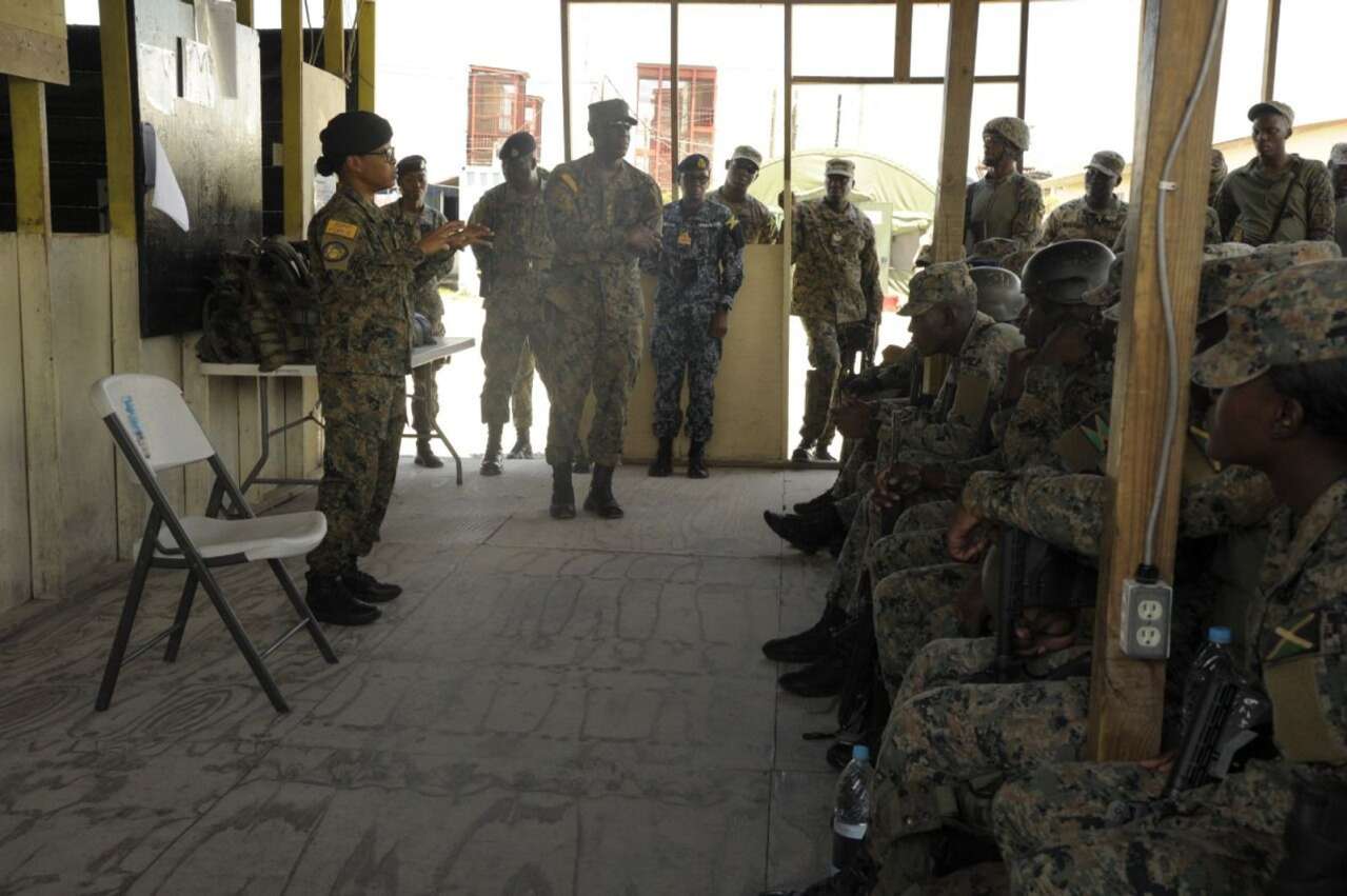 JDF Chief of Defence Staff addresses troops in Denham Town amid ...