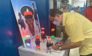 WATCH: Golding pays respect to late Hunts Bay cop - Jamaica Observer