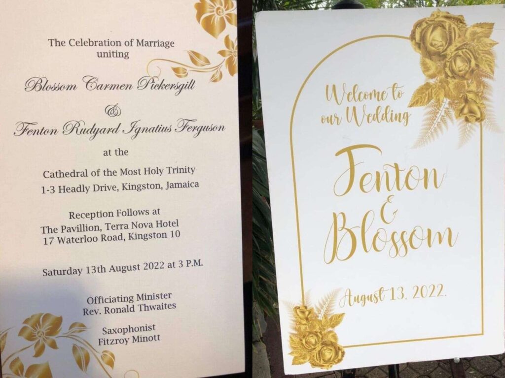 WATCH: Former PNP MP Dr Fenton Ferguson ties the knot - Jamaica Observer