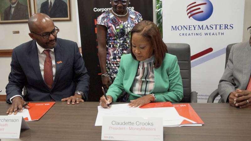 MONEYMASTERS SIGNS VM WEALTH AS ITS LEAD BROKER - Jamaica Observer