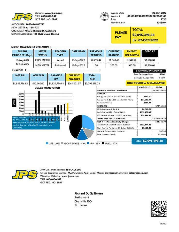 $2-million light bill shocks homeowner - Jamaica Observer