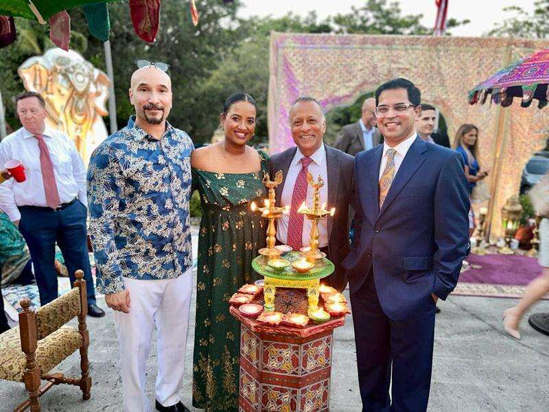Jamaican takes lead as Diwali first lights up Broward, Florida ...