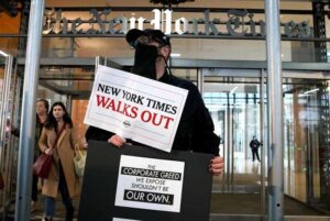 New York Times workers stage first strike in 40 years - Jamaica Observer