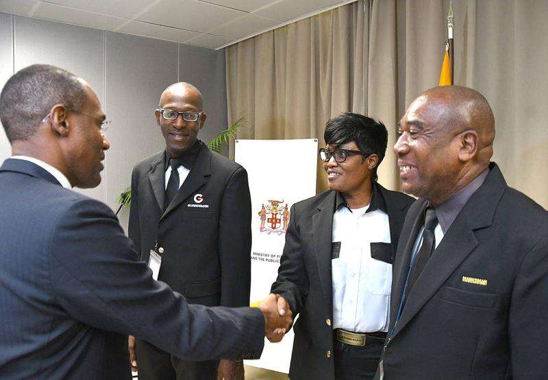 'A good day for security guards' - Jamaica Observer